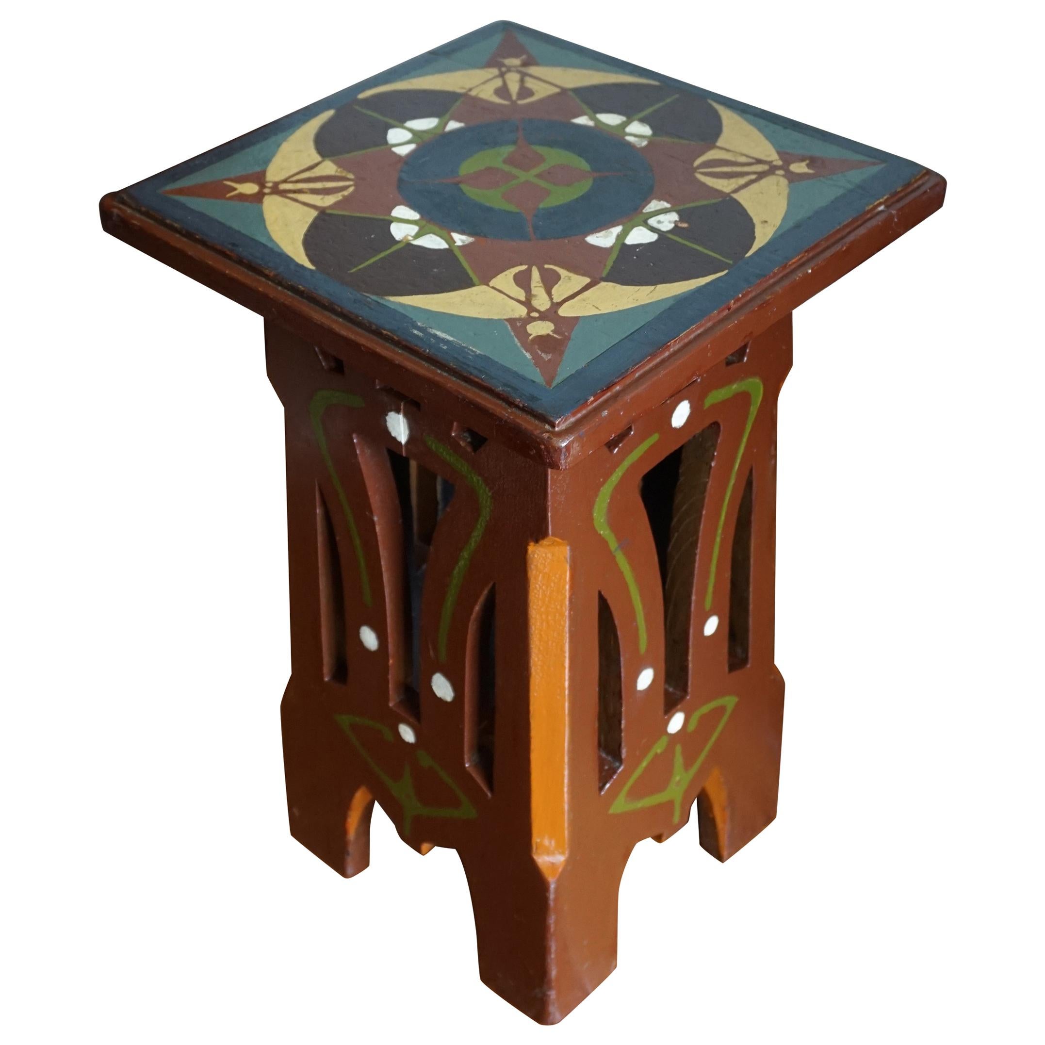 Skyscraper Style Mirrored Pedestal with Hand-Beveled Panels at 1stDibs