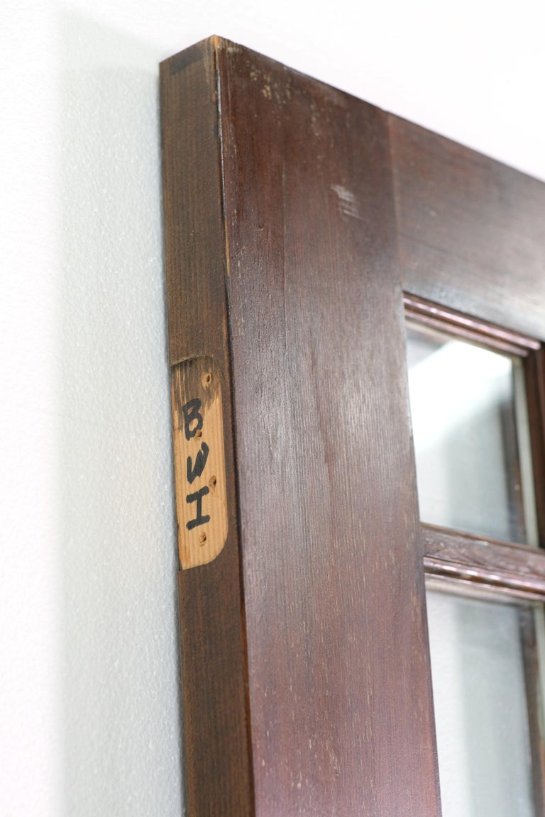 Arts and Crafts Pine Entry Door Glass Panes with Single Bottom Panel ...