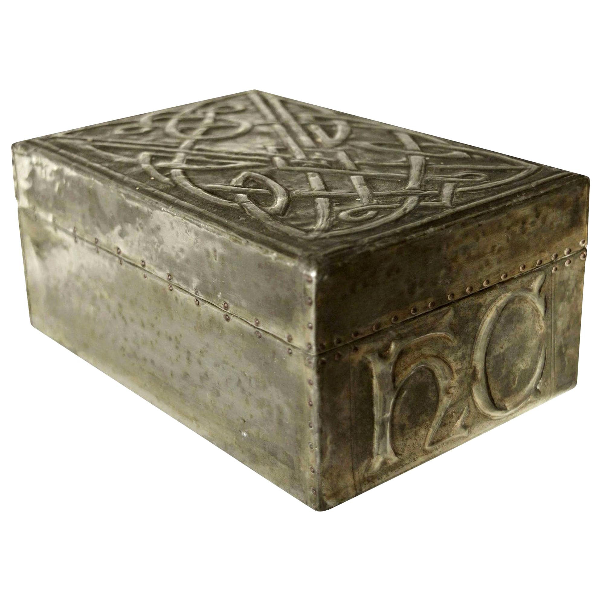 Large Archibald Knox for Liberty, Cymric Art Nouveau Silver and Enamel ...