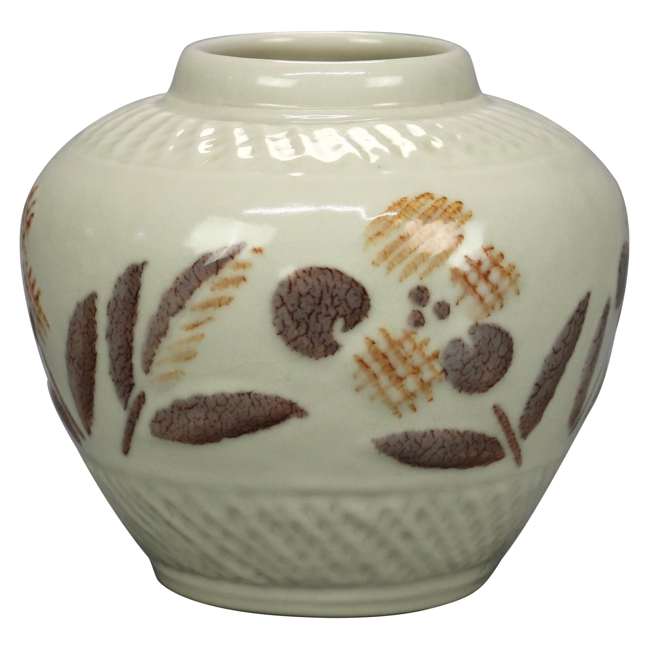 Arts and Crafts Rookwood High Gloss Art Pottery Pot, 1945 at 1stDibs