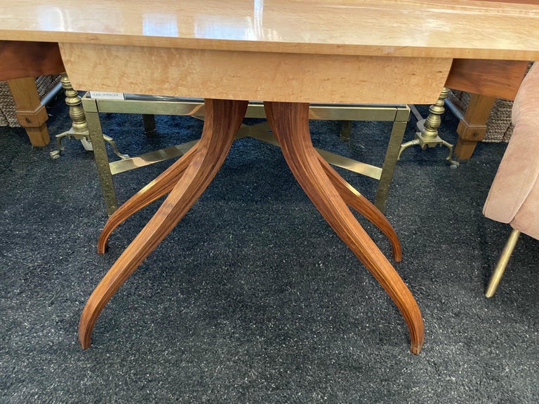 Arts and Crafts Style Maple and Walnut Desk/Console, Manner of Jere ...