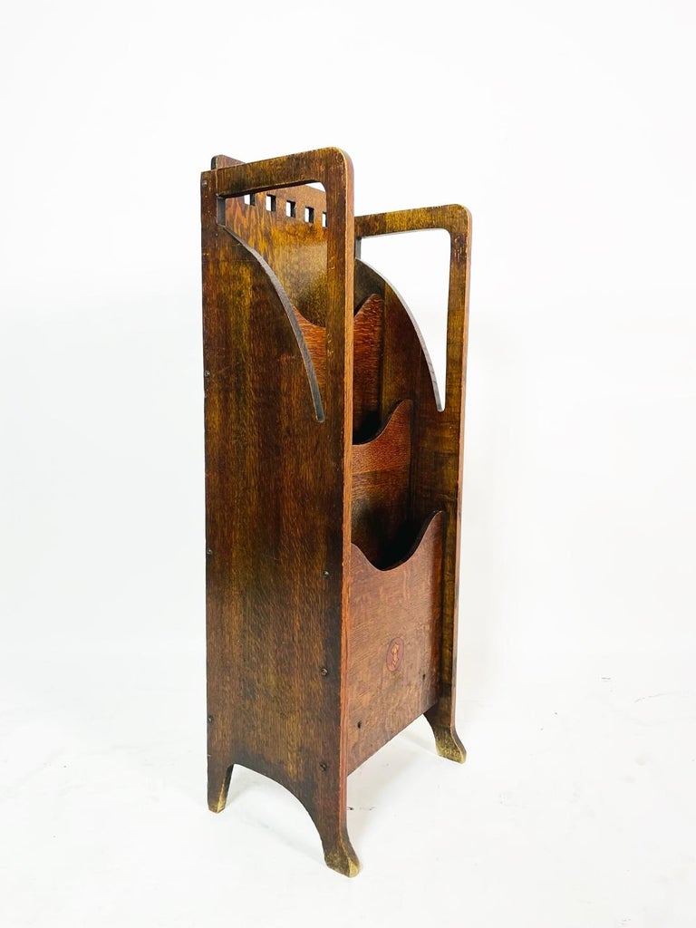 Arts and Crafts Style Tiered Magazine/Book Rack at 1stDibs