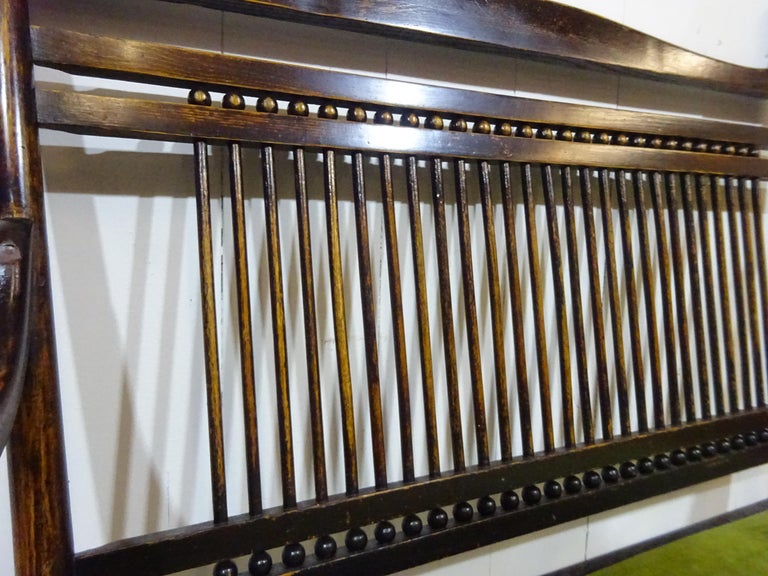 Arts and Crafts Two Seat Window Bench at 1stDibs