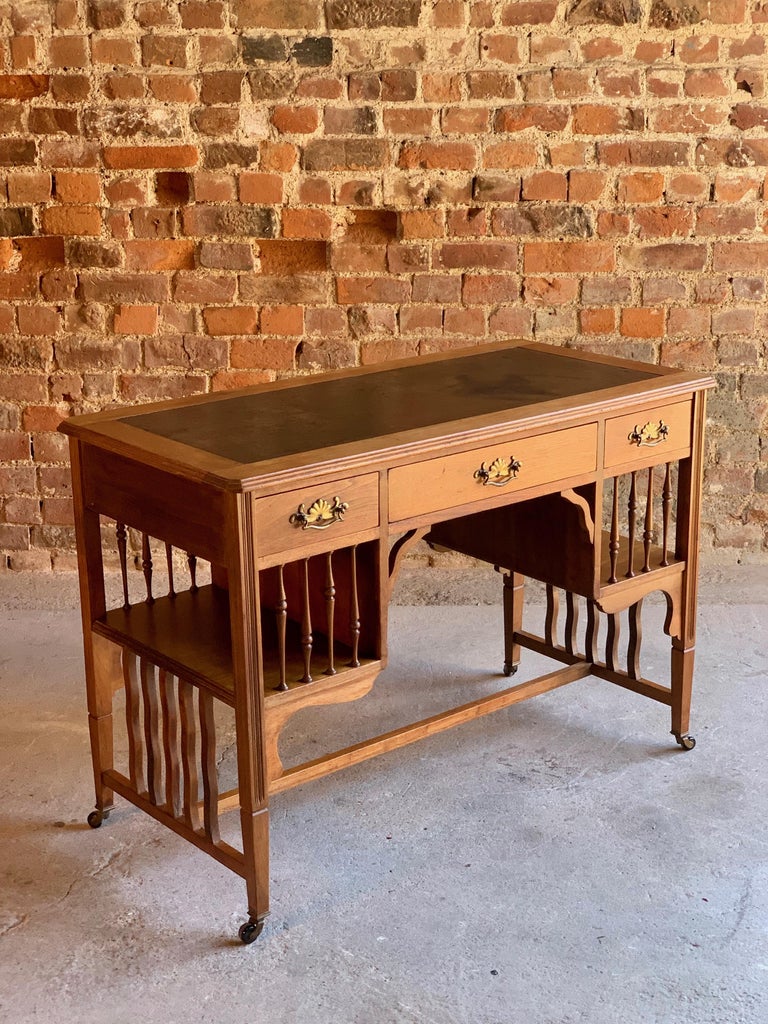 Arts and Crafts Walnut Writing Desk, circa 1920 at 1stDibs