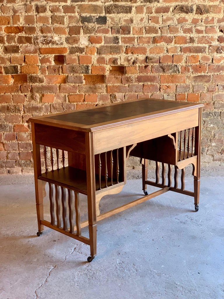 Arts and Crafts Walnut Writing Desk, circa 1920 at 1stDibs