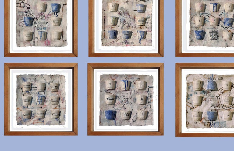 Arun Bain - Believe, Faith, Truth, Six Panels, Ink, Earth, Watercolor ...