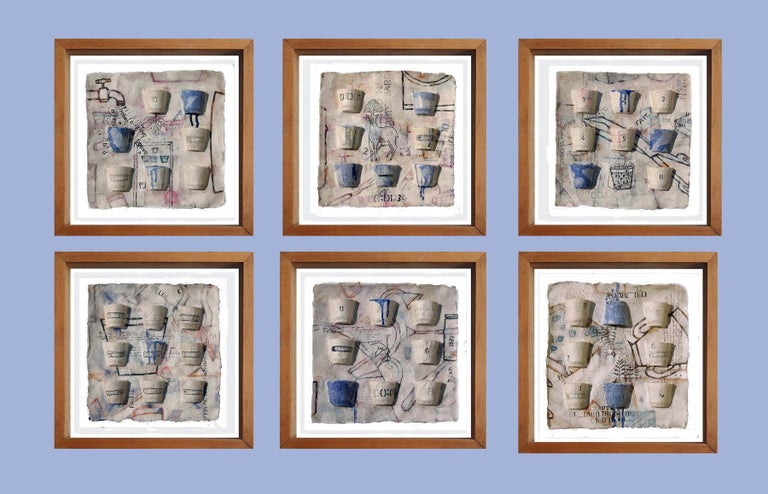 Arun Bain - Believe, Faith, Truth, Six Panels, Ink, Earth, Watercolor ...