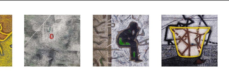 Arun Bain - In the process, Pastel, Earth color, Acrylic, Green, Brown ...