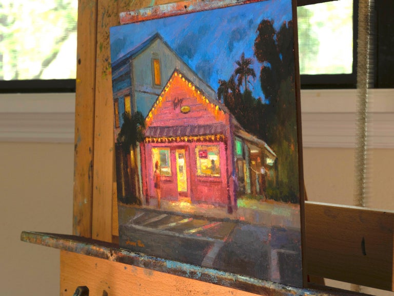 Aruna Rao - Island Fudge, Oil Painting For Sale at 1stDibs