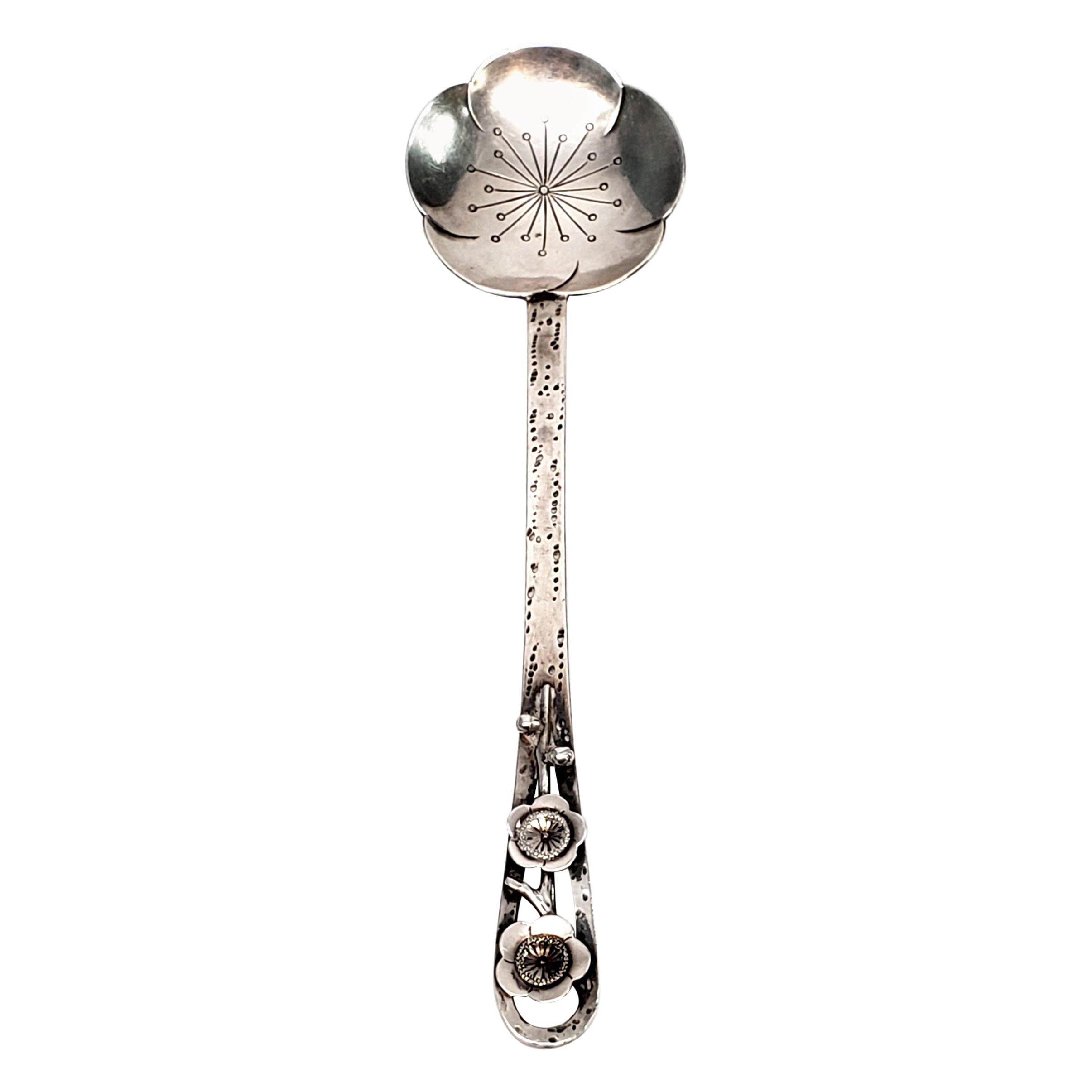 Asahi Shoten Japanese 950 Silver Lotus Flower Spoon at 1stDibs