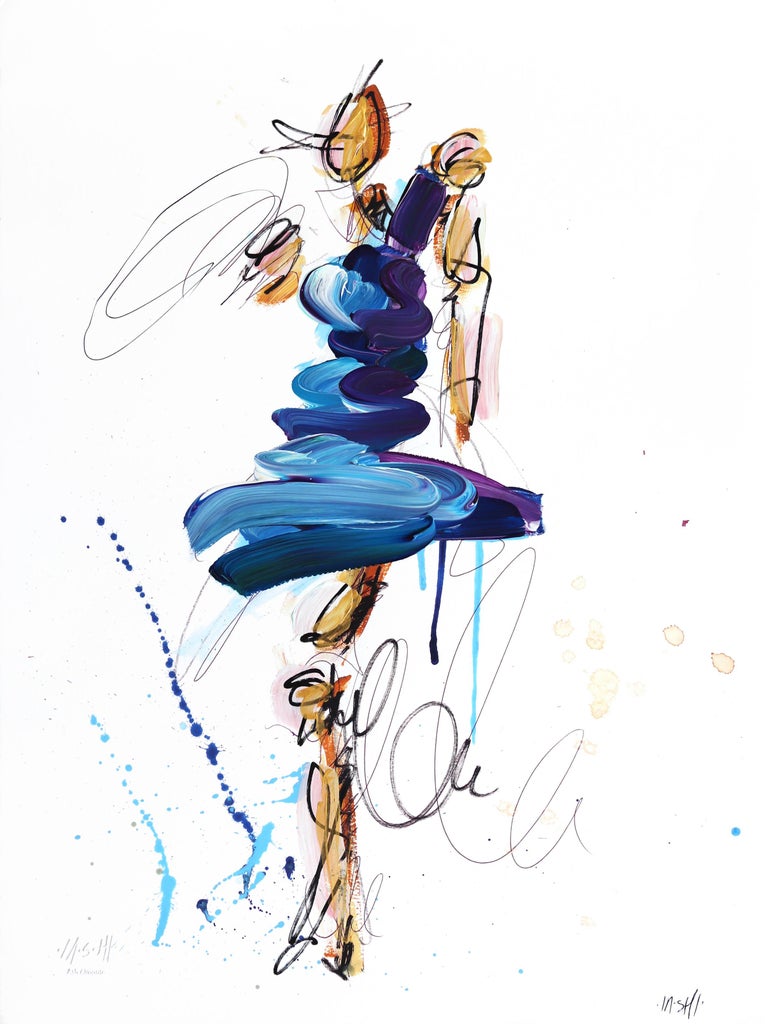 Ash Almonte - Purple, Blue, Green Figure For Sale at 1stDibs