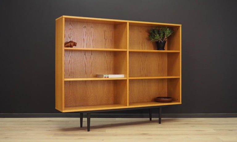 Ash Bookcase Vintage 1960s Retro For Sale at 1stDibs
