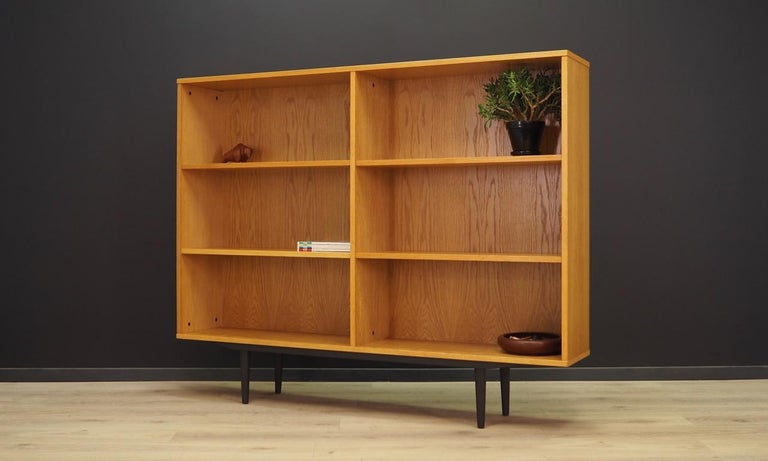 Ash Bookcase Vintage 1960s Retro For Sale at 1stDibs