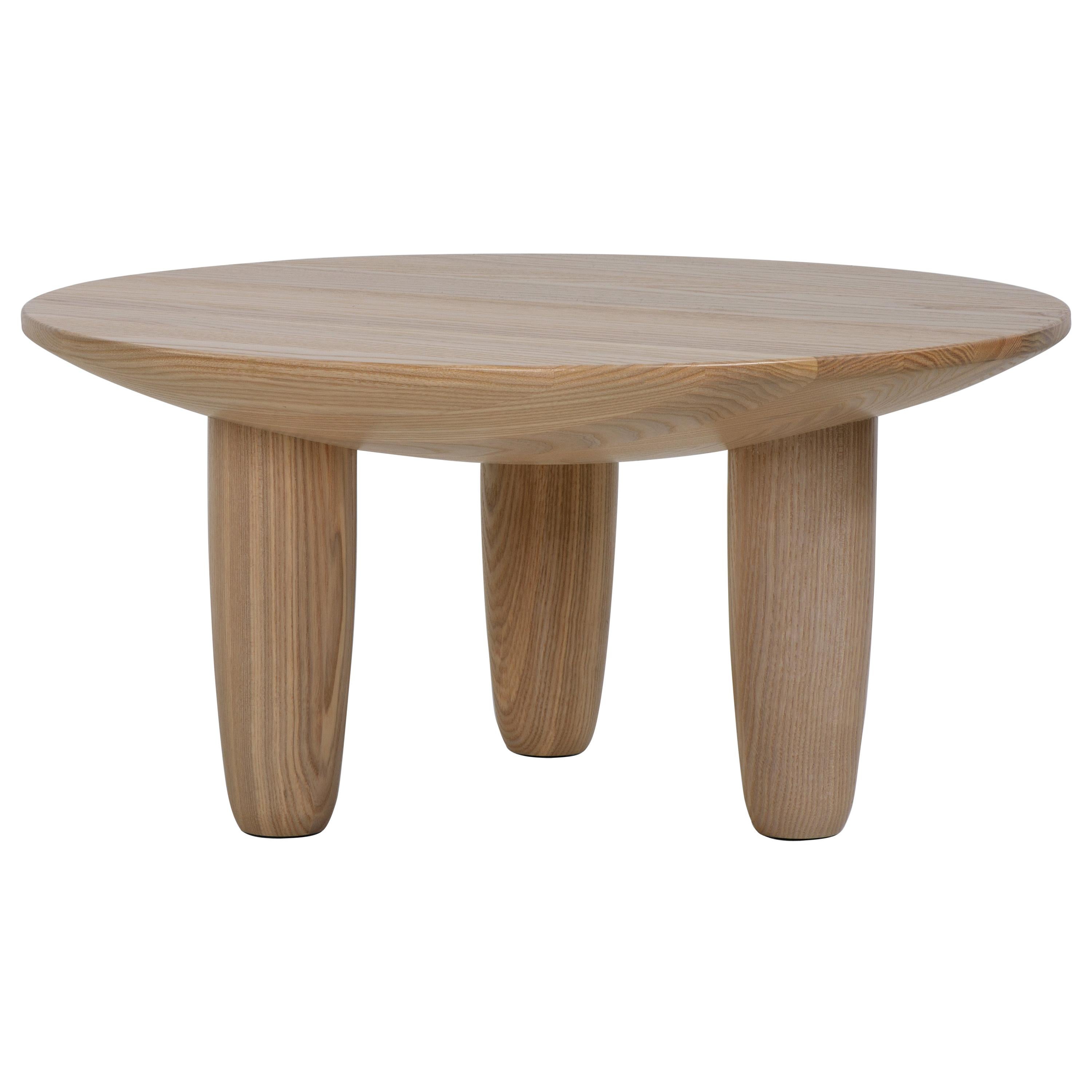 Solid, Blackened Ash Coffee Table by BDDW at 1stDibs