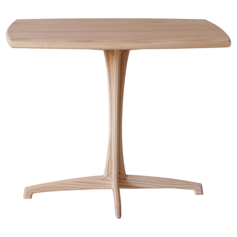 Ash Plume Side Table, Contemporary Handmade Pedestal End Table by Arid ...