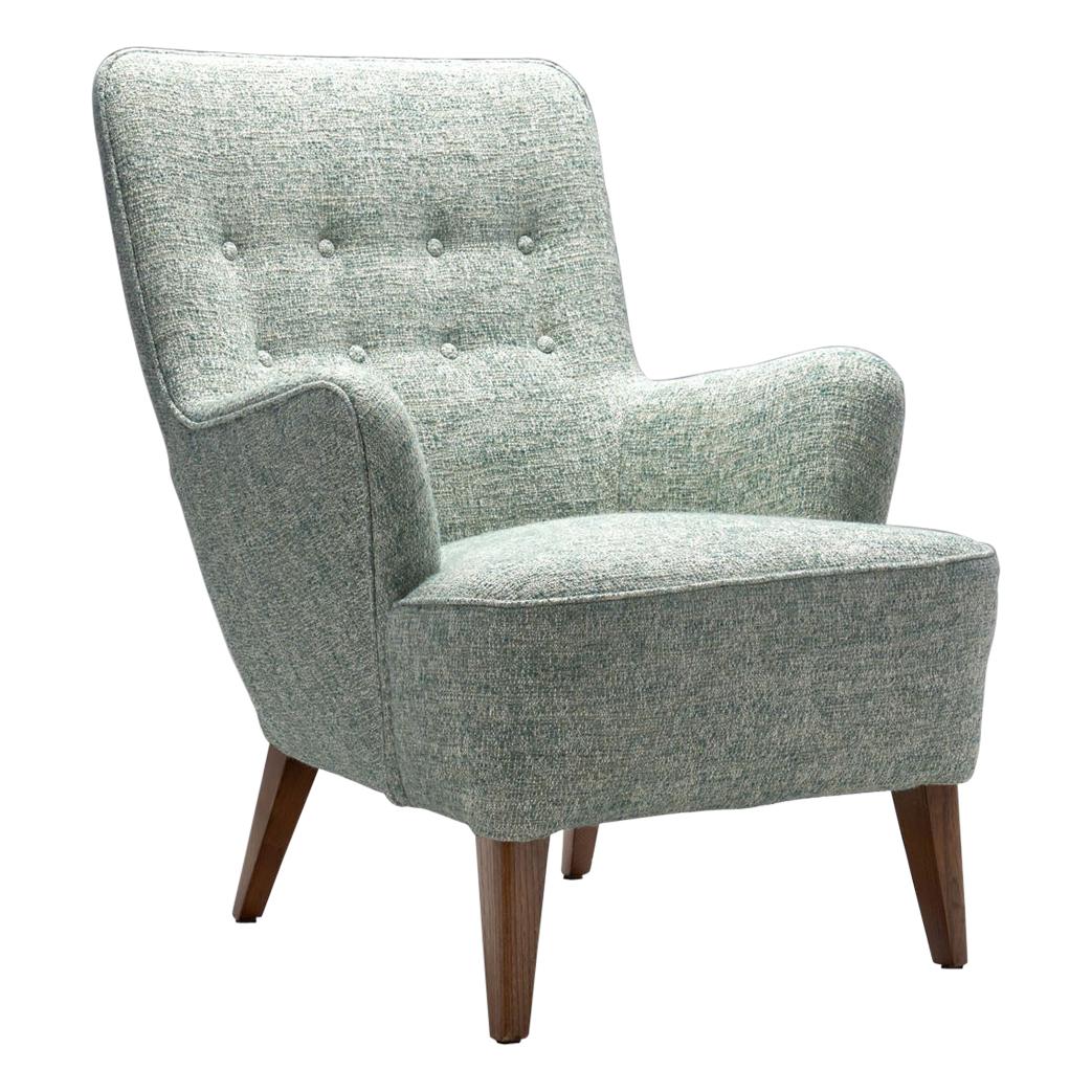 Teak Danish Vintage Easy Chair, 1950s For Sale at 1stDibs