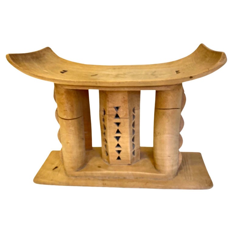 Ashanti Wood Stools West Africa, Ghana For Sale at 1stDibs