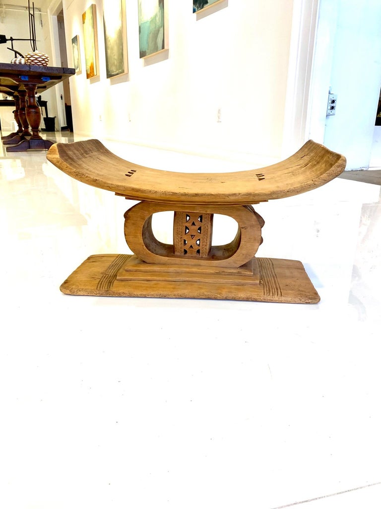 Ashanti Wooden Stool West Africa, Ghana For Sale at 1stDibs