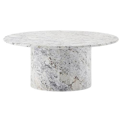 Ashby Round Coffee Table Handcrafted in River Bed Granite 35"/90cmDiam ...