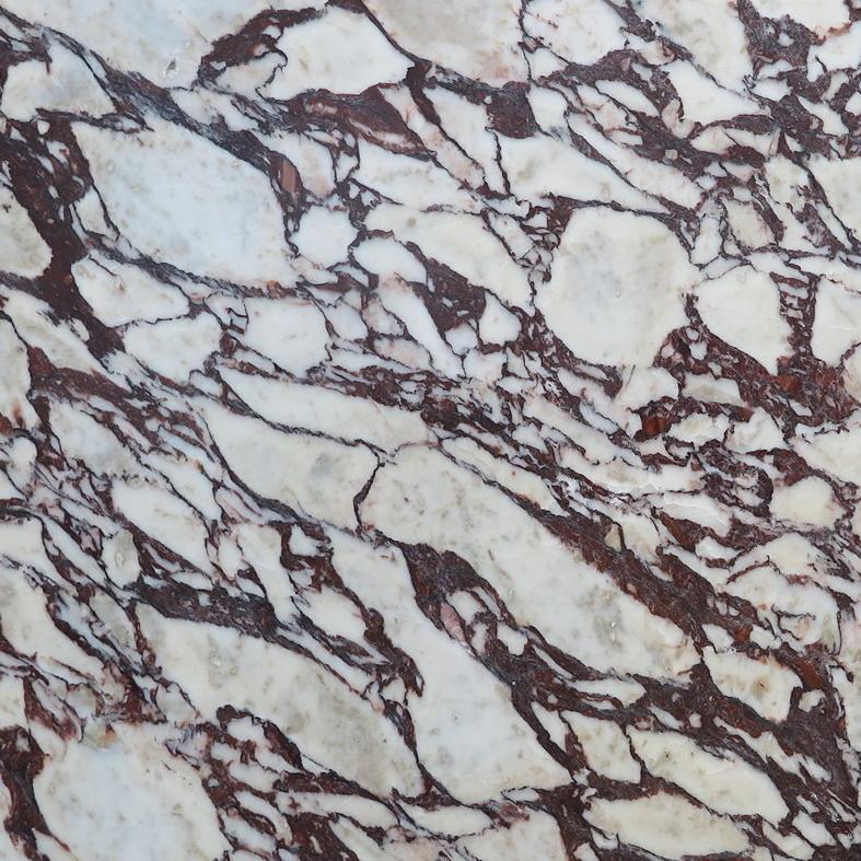 Ashby Round Dining/Hall Table Handcrafted in Polished Calacatta Viola ...