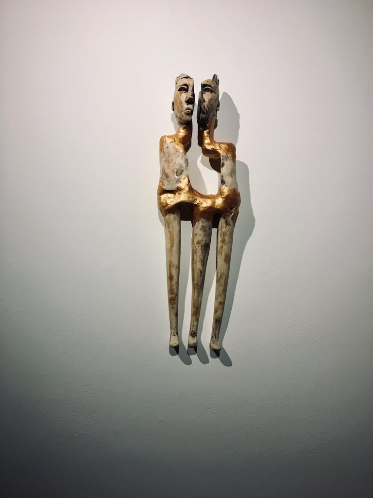 Ashley Benton - Ceramic figurative relic: We Get Stronger In The Broken ...