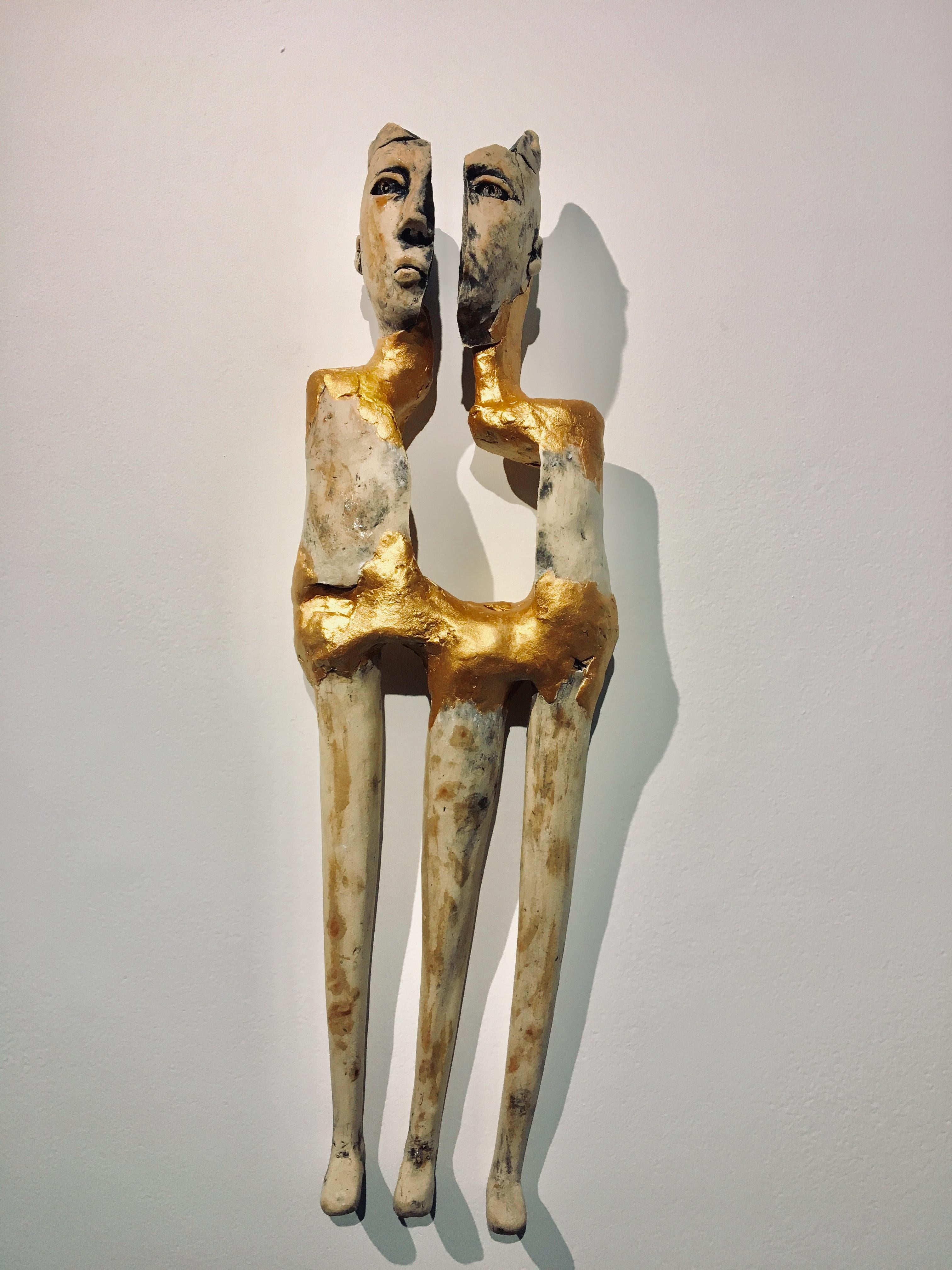 Ashley Benton - Ceramic figurative relic: We Get Stronger In The Broken ...