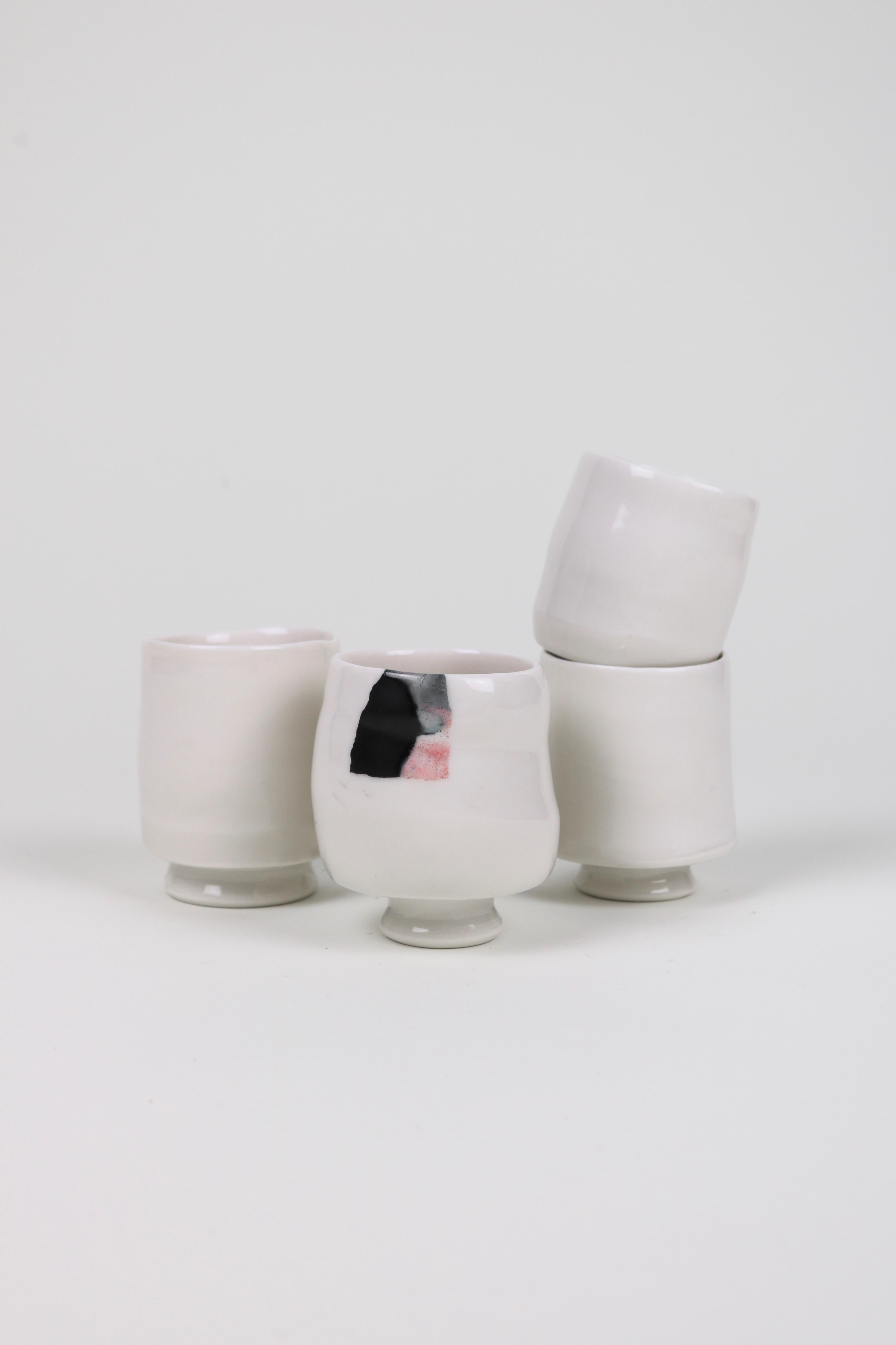 Ashley Howard Porcelain Cup Set For Sale at 1stDibs