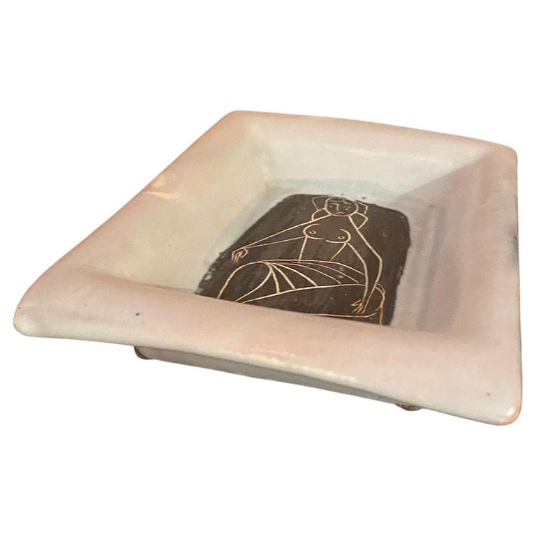 Ashtray / Ceramic Plate by Roger Capron, France, Vallauris, 1960s at ...