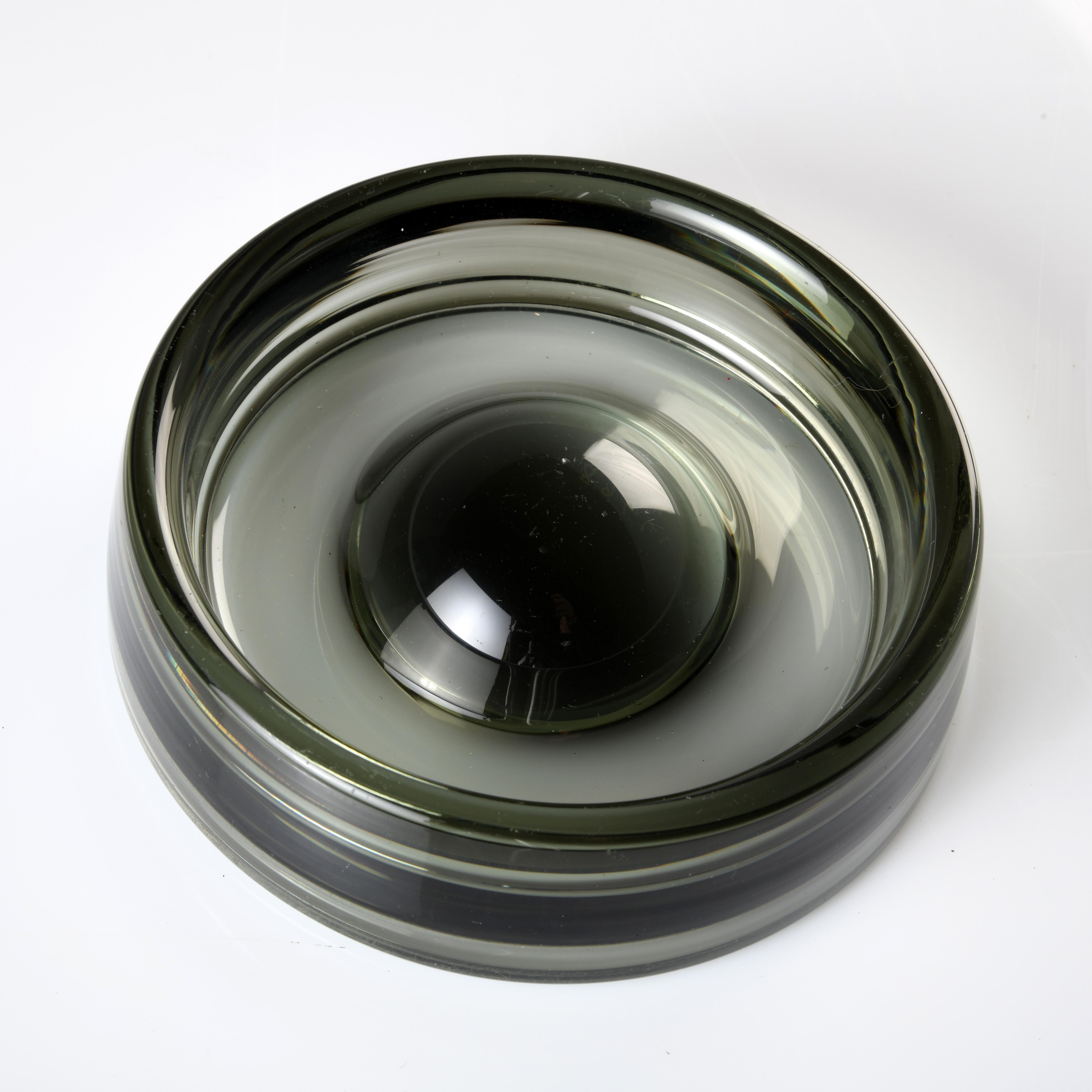 Ashtray or pocket tray produced by the Danish glassmaker Holmegaard in ...