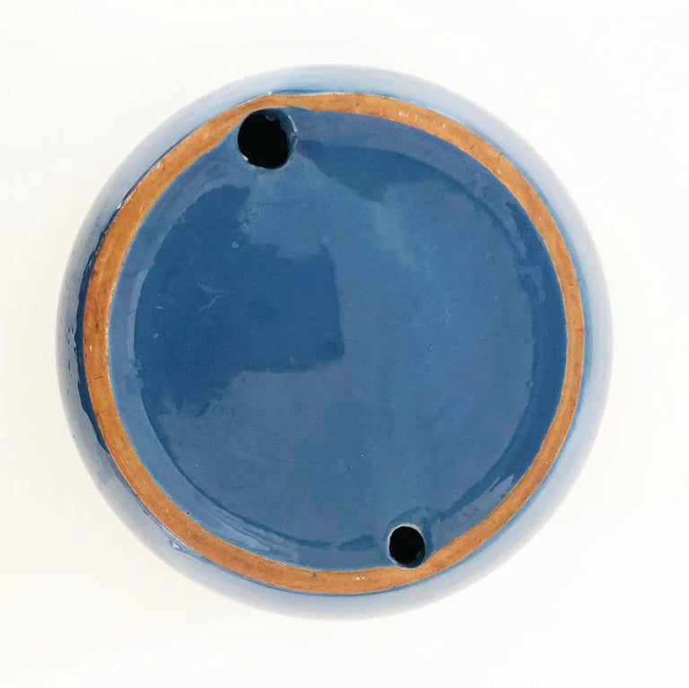 Ashtray Sicart Ceramic Blue Design 1970s, Art For Sale at 1stDibs