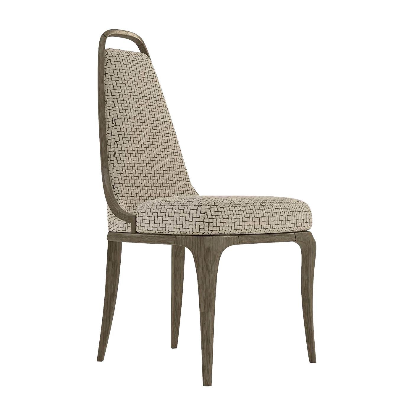 Zip Chair in Gray Fabric with Ashwood Legs by Busnelli For Sale at 1stDibs