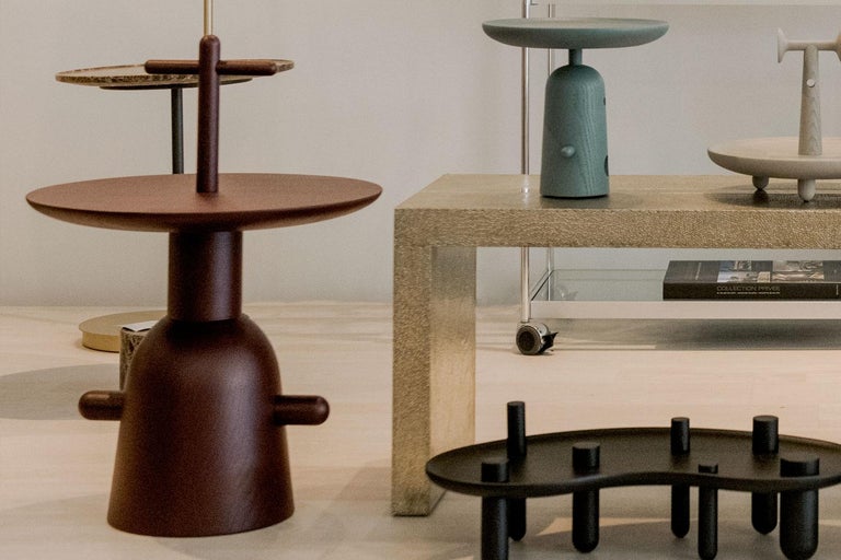 Ashwood Stained Amaranth Low Table, Cassina For Sale at 1stDibs