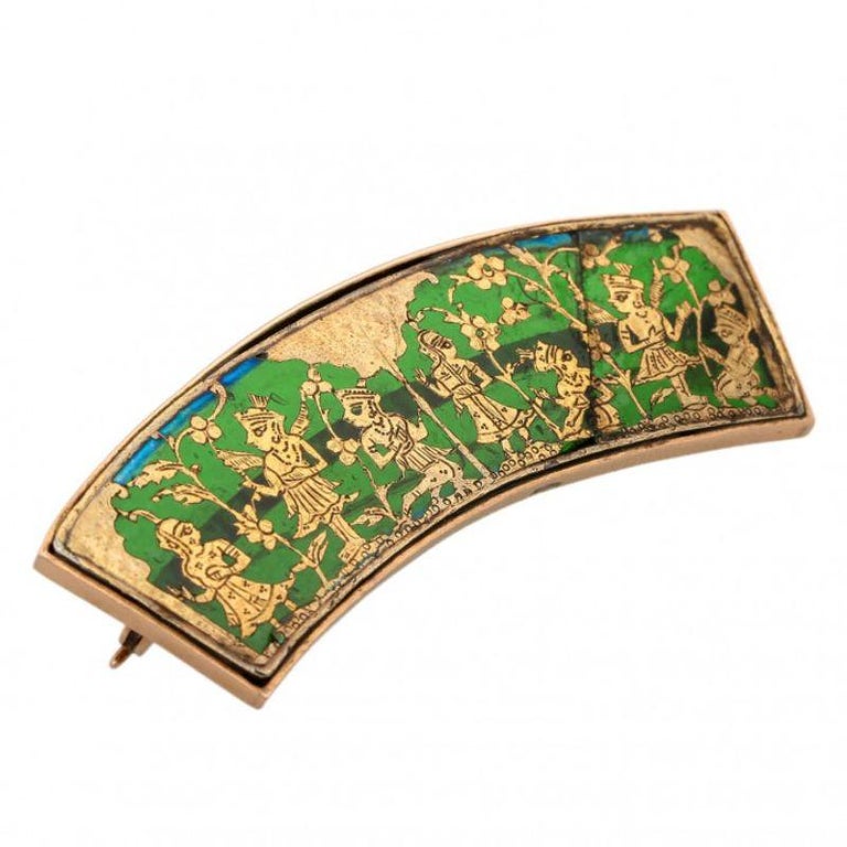Asian Arch Brooch For Sale at 1stDibs