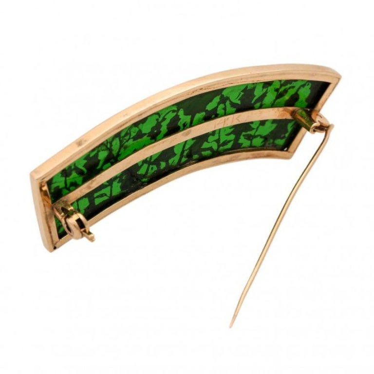 Asian Arch Brooch For Sale at 1stDibs