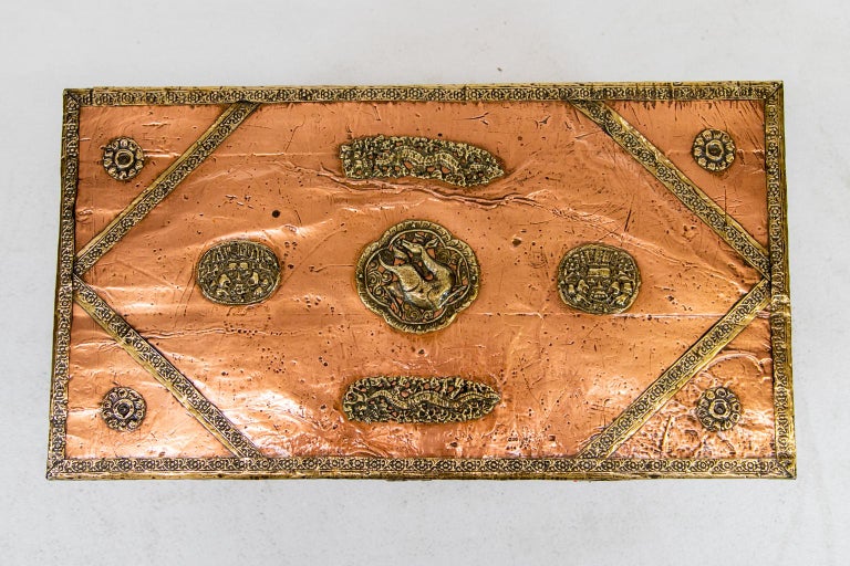 Asian Copper Clad Chest For Sale at 1stDibs