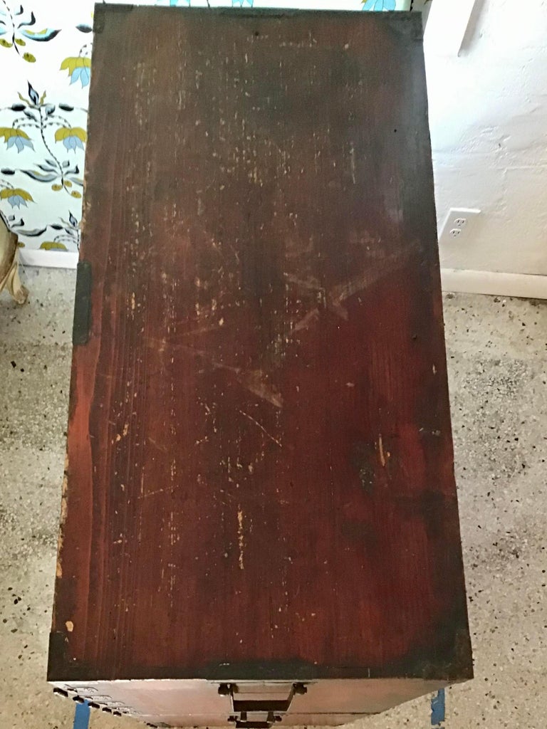 Asian Double Stacking Cabinet For Sale at 1stDibs