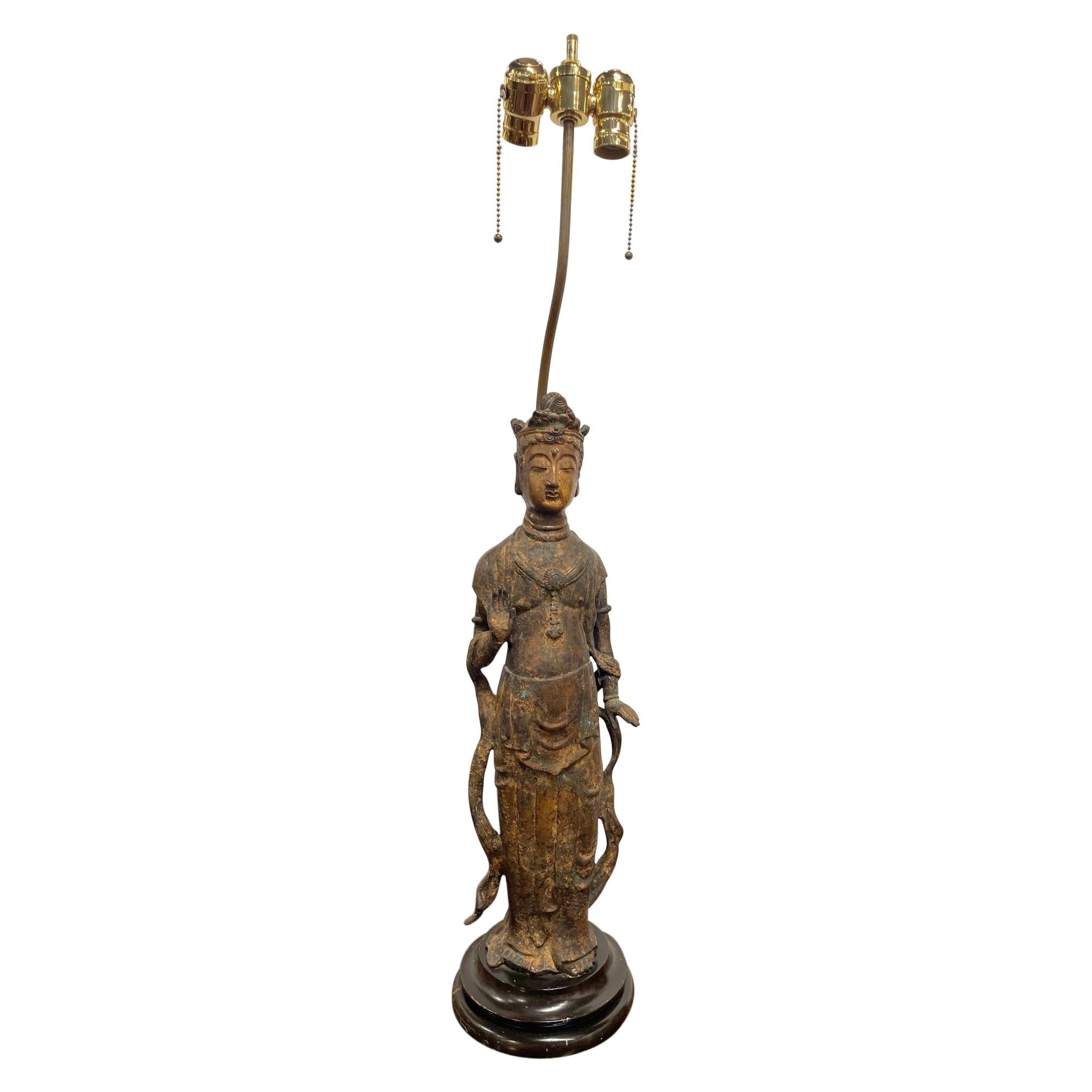 Pair Stylized Asian Lamps at 1stDibs
