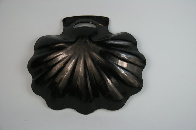 Asian Hand Painted Shell on Stand circa Late 19th Century For Sale at ...