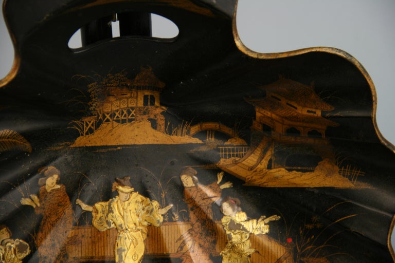 Asian Hand Painted Shell on Stand circa Late 19th Century For Sale at ...
