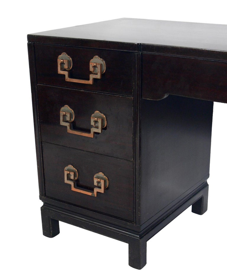 Asian Influenced Midcentury Desk at 1stDibs | asian desk, asian style desk