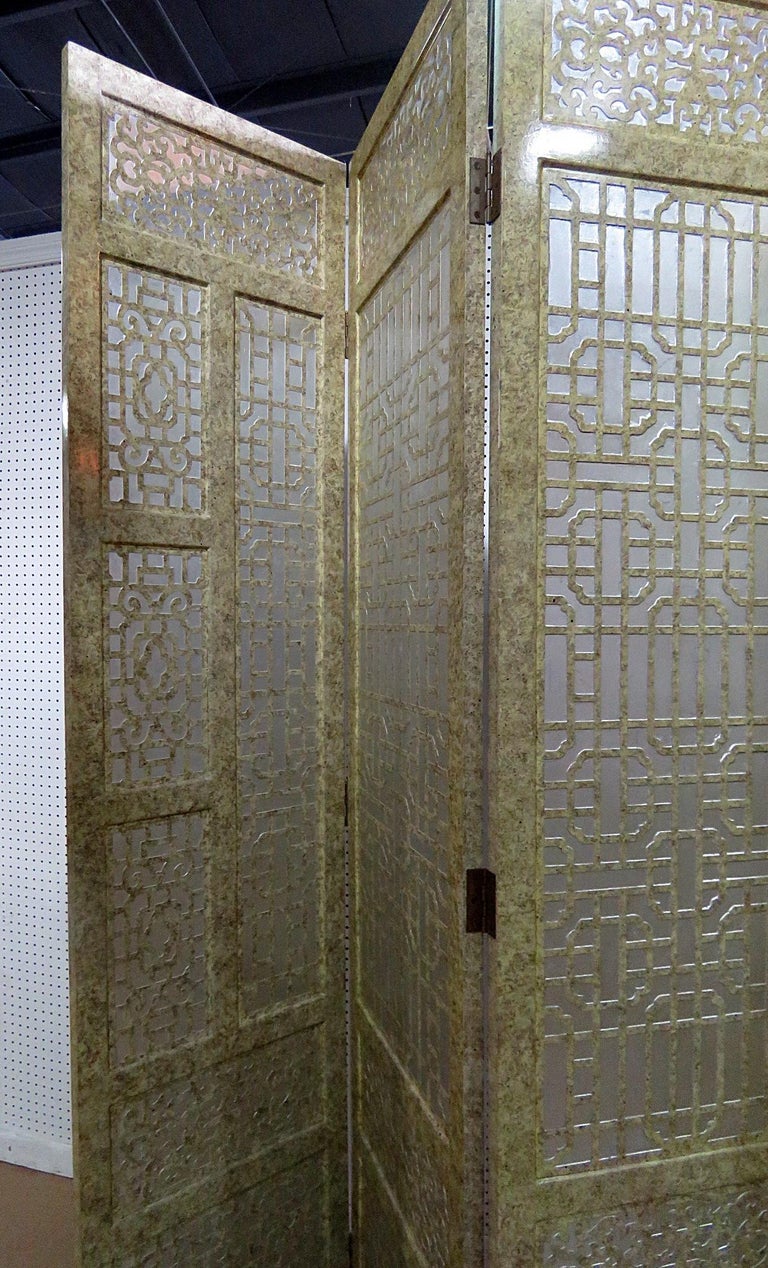 Paint Decorated 6 Panel Chinese Dressing Screen Room Divider Manner ...