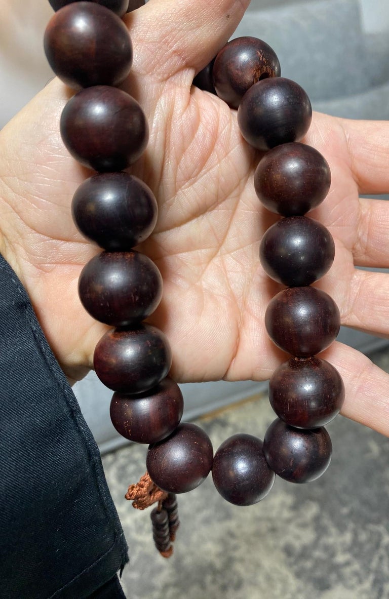 Asian Japanese Chinese Vietnamese Agarwood Buddhist Prayer Bead ...