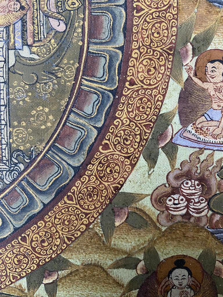 Asian Mandala Tanka circa 1900 For Sale at 1stDibs