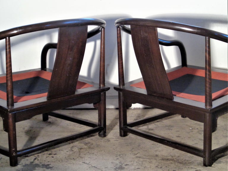 Asian Modern Lounge Chairs Style of Michael Taylor For Sale at 1stDibs