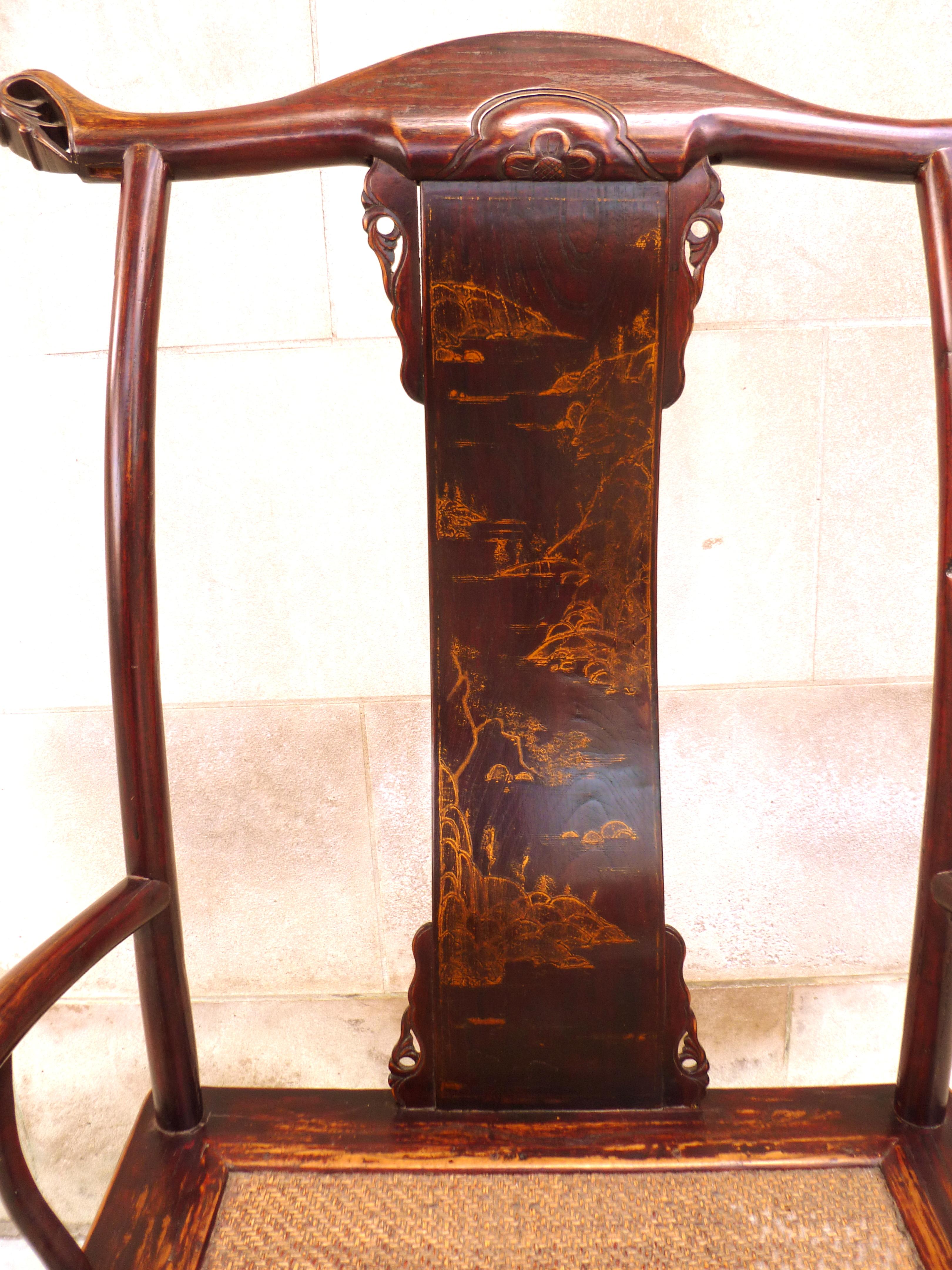 Asian Official Hat Chair For Sale at 1stDibs