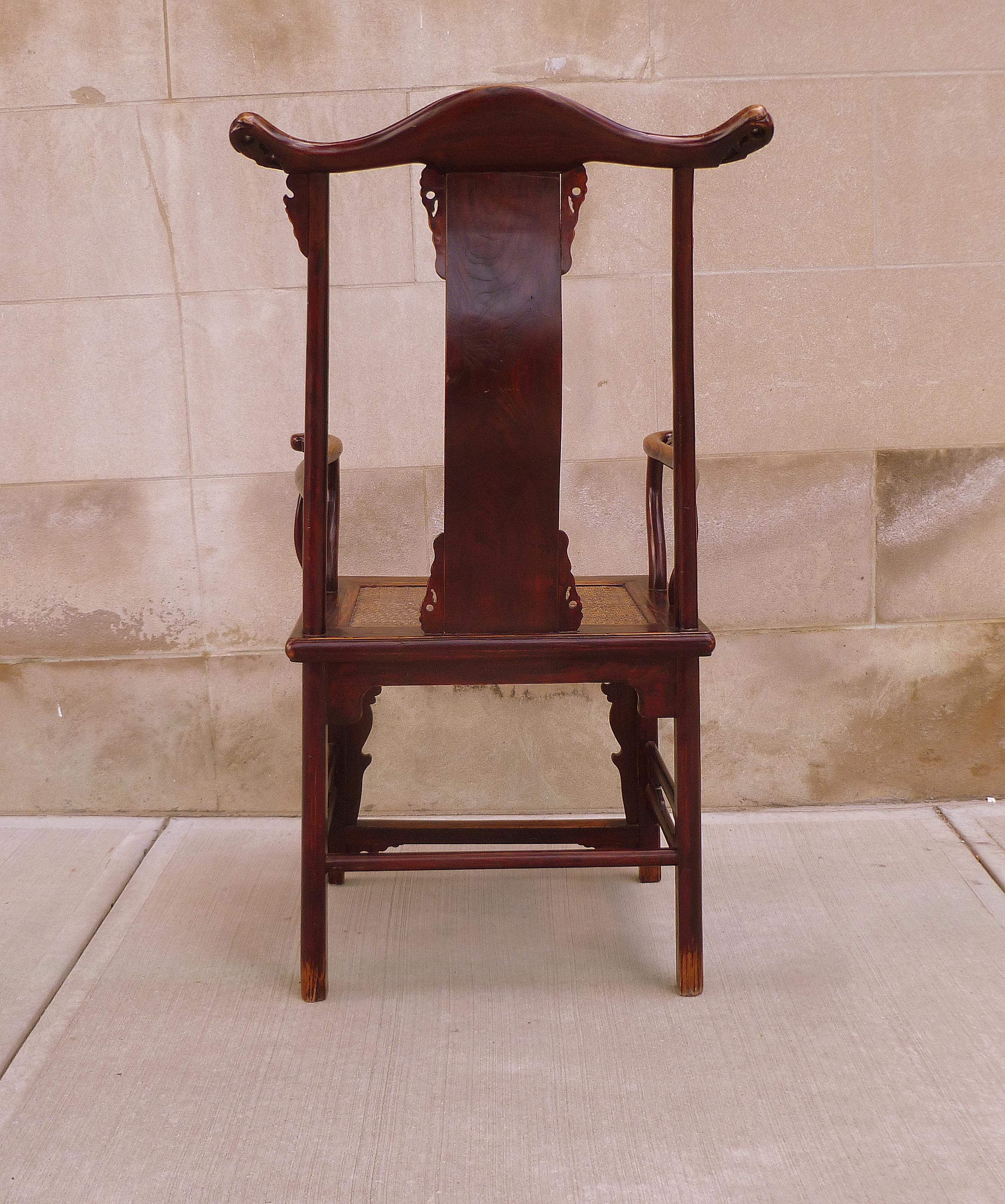 Asian Official Hat Chair For Sale at 1stDibs
