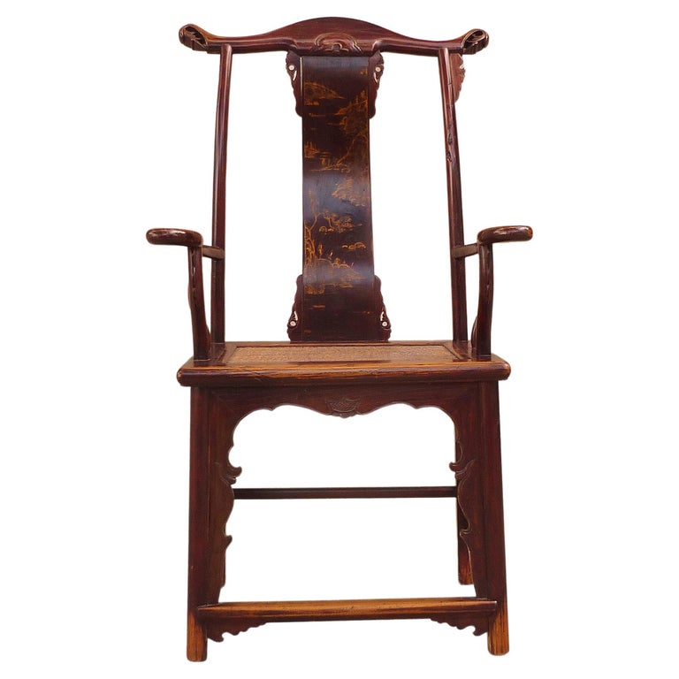 Asian Official Hat Chair For Sale at 1stDibs