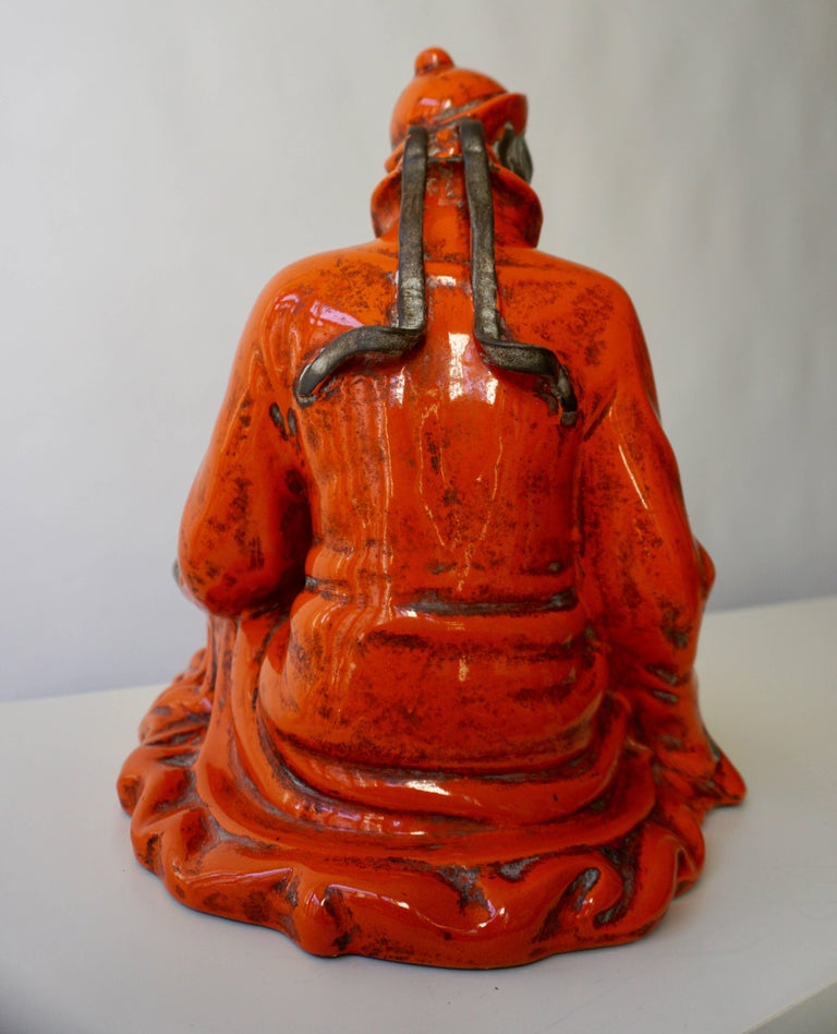 Asian Philosopher Table Lamp For Sale at 1stDibs