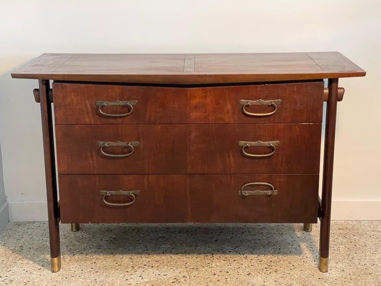 Asian Style Chest with Floating Top by Baker Furniture For Sale at ...
