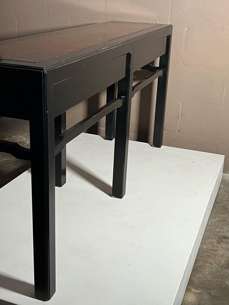 Asian Style Console Table with Drawers For Sale at 1stDibs
